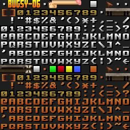 QuakeWorld GFX Charsets 256x256 Bugs4