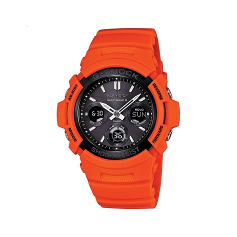 Мъжки спортен часовник Casio G Shock оранжев със соларно захранване Awgm100mr4aer Fashionmix Bg