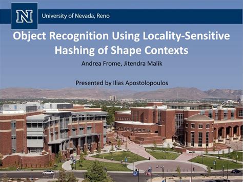 PPT Object Recognition Using Locality Sensitive Hashing Of Shape