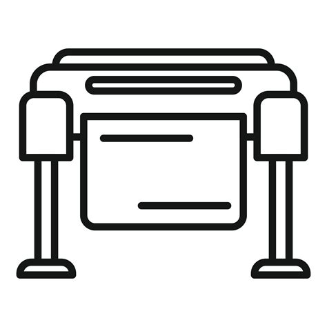 Plotter Icon Outline Vector Digital Print 21503032 Vector Art At Vecteezy
