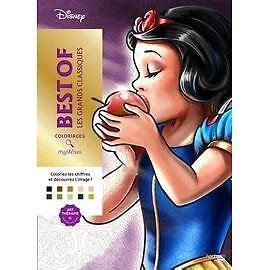 LIVRE COLORIAGES MYSTÈRES Disney Les Grands classiques Best of EUR 20