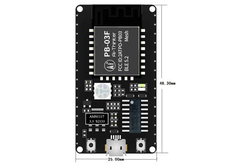 Ai Thinker PB 03F Bluetooth Development Board RobotShop