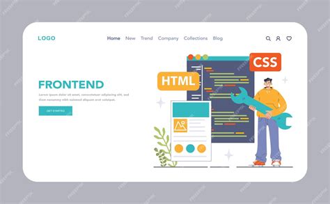 Premium Vector Software Development Web Banner Or Landing Page Coding