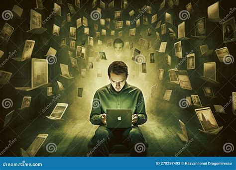 People Absorbed In Their Tablets Highlighting The Pervasive Nature Of