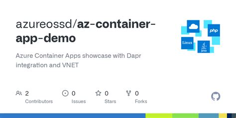 Github Azureossdaz Container App Demo Azure Container Apps Showcase With Dapr Integration