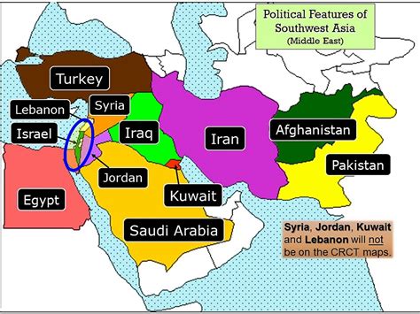 Sw Asia Physical Features