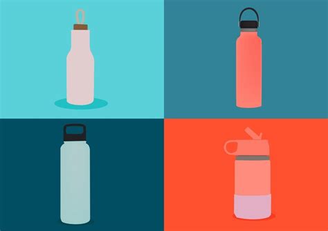 Premium Vector Vector Illustration Set Of Plastic Sports Sipper Bottles