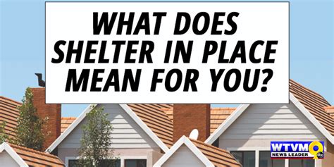 What Does Shelter In Place Really Mean