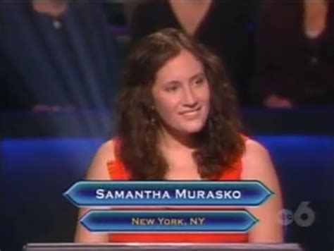 Samantha Murasko Who Wants To Be A Millionaire Wiki Fandom