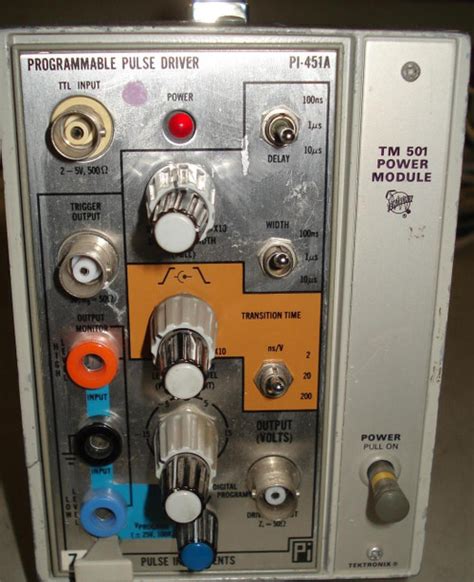 Tektronix Tm501 Pi 451a Power Module Programmable Puls