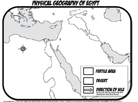 Ancient Egypt Map Diagram Quizlet