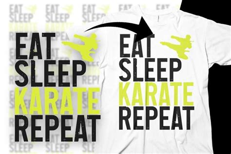 Karate Svg Png Eat Sleep Karate Repeat