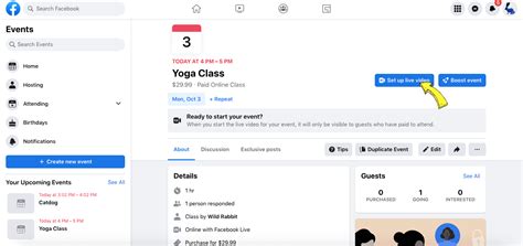How to go live on Facebook Events?