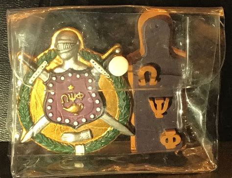 Omega Psi Phi Fraternity Magnet T Set Etsy