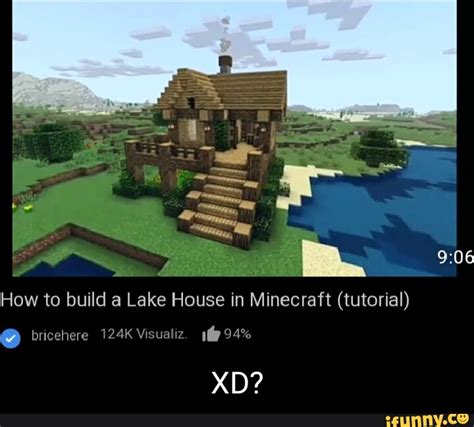 Minecraft Lake House Tutorial