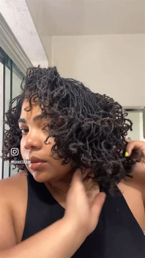 Diy Microlocs How I Get My Curls Locs Hairstyles Short Locs Hairstyles Hair Styles