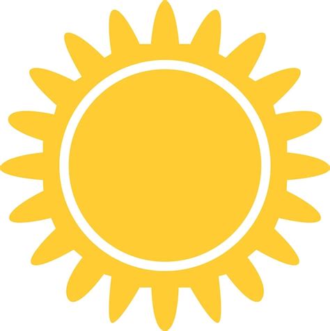 Ilustração Do Sol Vetor Premium