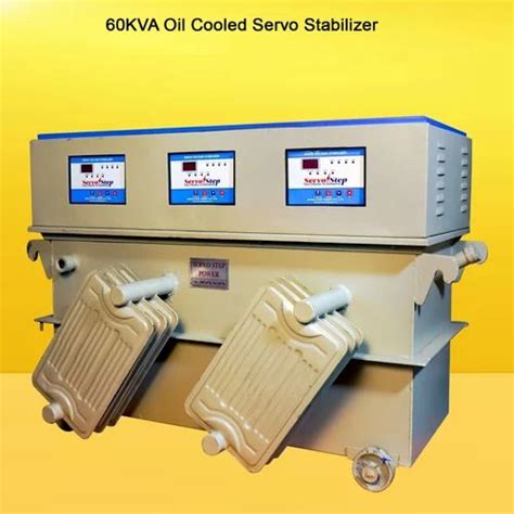 60kva Three Phase Oil Cooled Servo Stabilizer For Industrial At