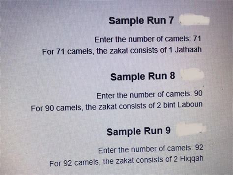 Solved Write A Python Program That Computes The Zakat
