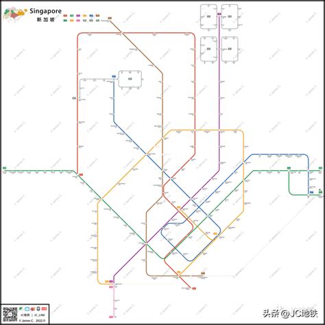 新加坡地铁线路图 20221113版 新加坡新闻