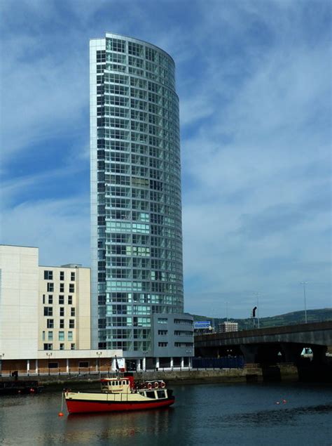 Belfast's Obel Tower overlooking the... © Robert Ashby :: Geograph Ireland