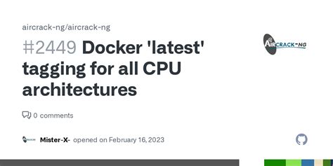 Docker Latest Tagging For All Cpu Architectures · Issue 2449