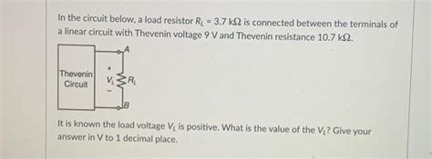 solved in the circuit below a load resistor r 3 7 k 2 is
