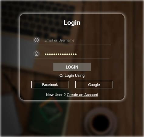 Responsive Transparent Login Form Html And Css Code Login Form Login