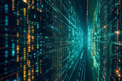 Premium Photo An Electrifying Abstract Background Featuring Vibrant Lines And Dots