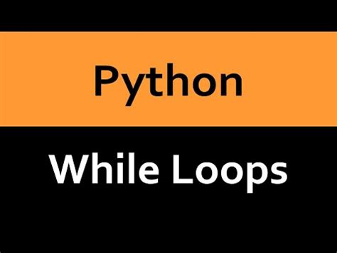 Working With Loops In Python Access 2 Learn