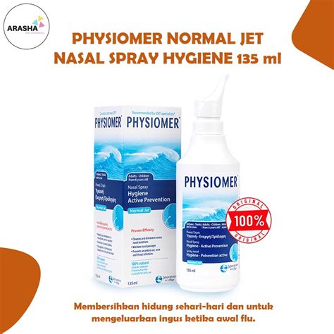 Jual PHYSIOMER NORMAL JET NASAL SPRAY HYGIENE 135 Ml Semprot Hidung Pembersih Hidung