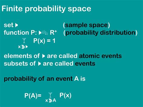 Ppt Finite Probability Space Powerpoint Presentation Free Download