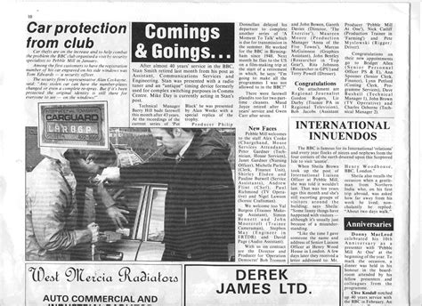 Bob Jacobs What Was Pebble Mill