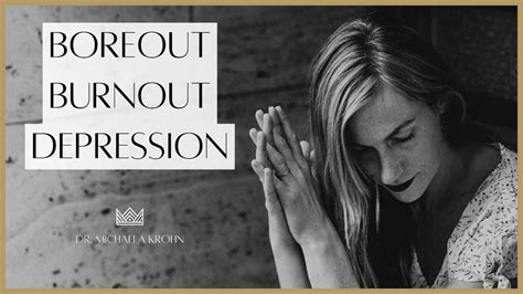 Burnout Boreout Depression Erschöpfung Symptome Gemeinsamkeiten