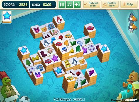 Mahjongg Toy Chest Free Play And No Download Funnygames