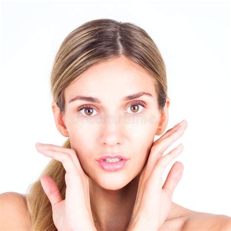 Spa Beauty Beautiful And Clean Face Of Woman Beautiful Woman