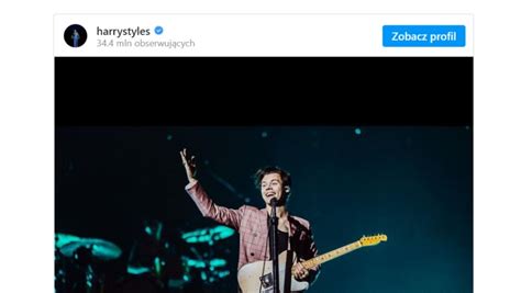 Harry Styles Koncert W Polsce 2022 Potwierdzony Nowa Data Miejsce