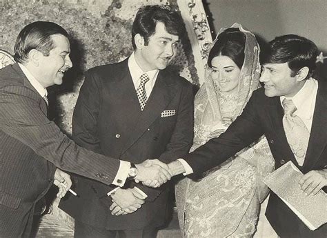Classicbollyglitz On Instagram Dev Anand Sahab Congratulating Raj Sahab On The Occasion Of