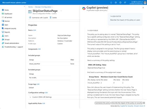 jan mulder on linkedin securitycopilot copilotforintune intune copilot