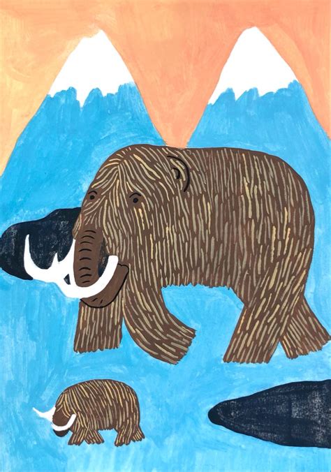 Mammoth Cuteillust Cutedrawing 2024 귀여운 그림
