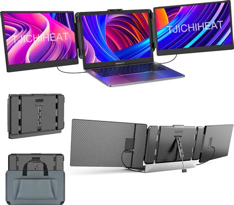 Tjichiheat Portable Screen Extender Triple Monitor S2 14