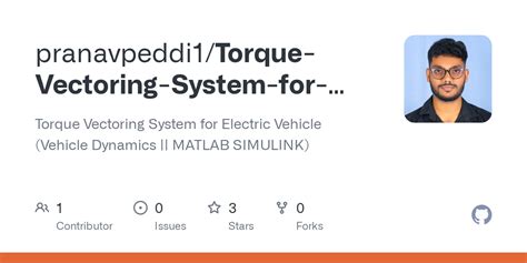 Github Pranavpeddi1torque Vectoring System For Electric Vehicle