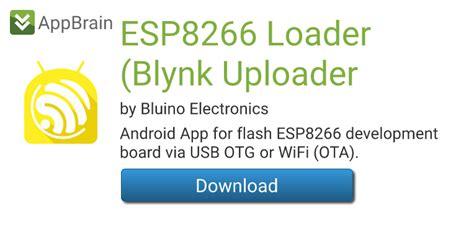 Esp8266 Loader Blynk Uploader For Android Free App Download