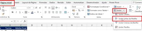 Como Excluir Linhas Em Branco No Excel Ninja Do Excel