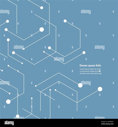 Vector Abstract Background With Molecule Structure Hexagons Pattern Stock Vector Image And Art