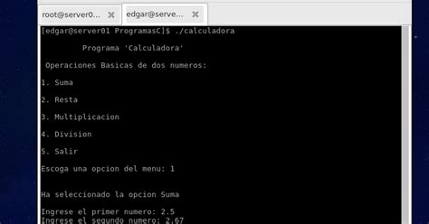 Edgar Rodolfo Operaciones B Sicas En C Gnu Linux