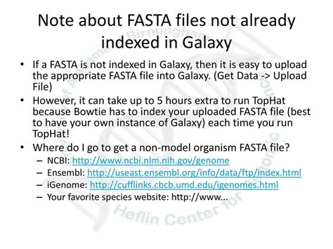 ws9 rna seq analysis with galaxy non model organism ppt download
