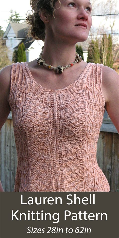 Tank Top Knitting Patterns In The Loop Knitting