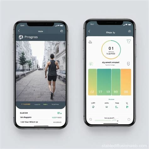 Create A Progress Ui For 10000 Steps Walked By A Person Prompts