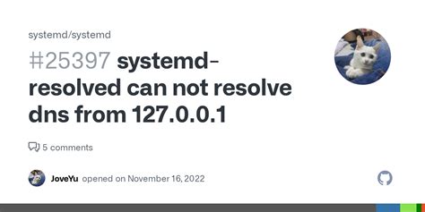 Systemd Resolved Can Not Resolve Dns From Issue Systemd Systemd Github